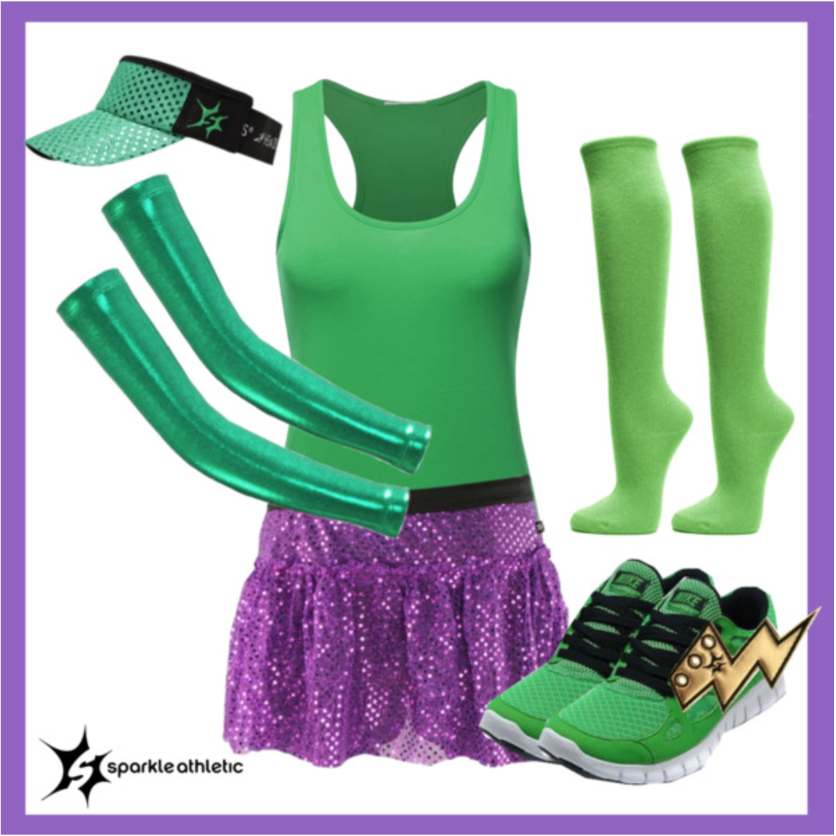 Sparkle Athletic » Incredibly Strong Superhero Running Costume
